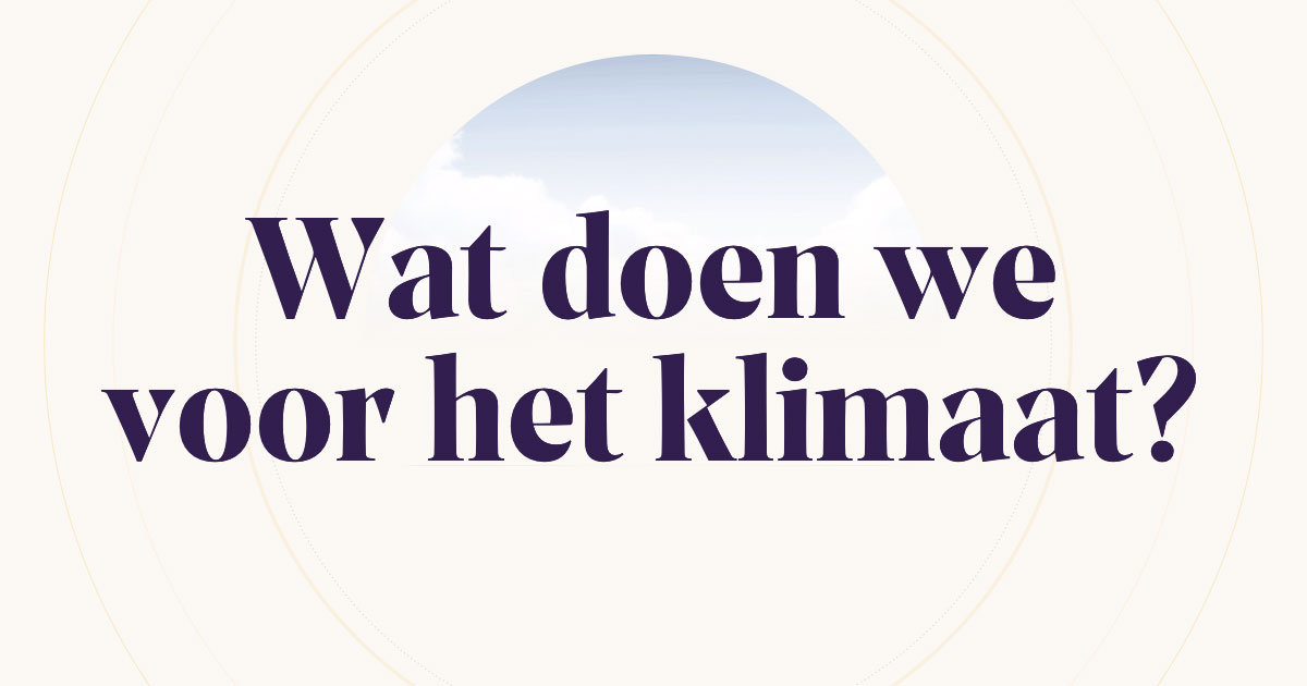 Wat is het STOP-principe? - Wat doen we voor het klimaat?